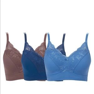 Rhonda Shear | Intimates & Sleepwear | Rhonda Shear 3 Pk Pin Up Bras ...